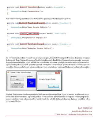 Fatih Yildizhan Button Eventleri | PDF