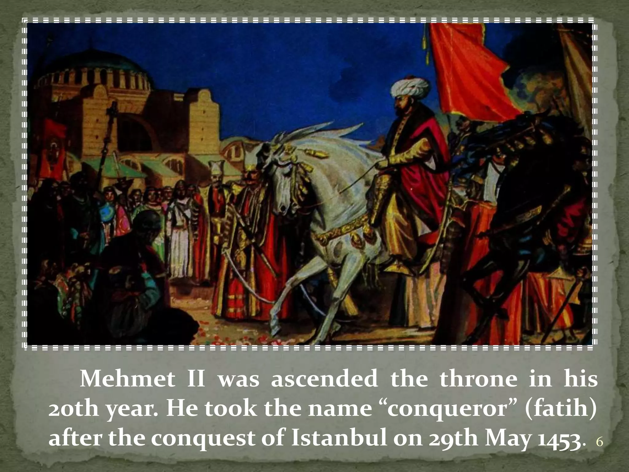 Fatih sultan mehmet | PPTX