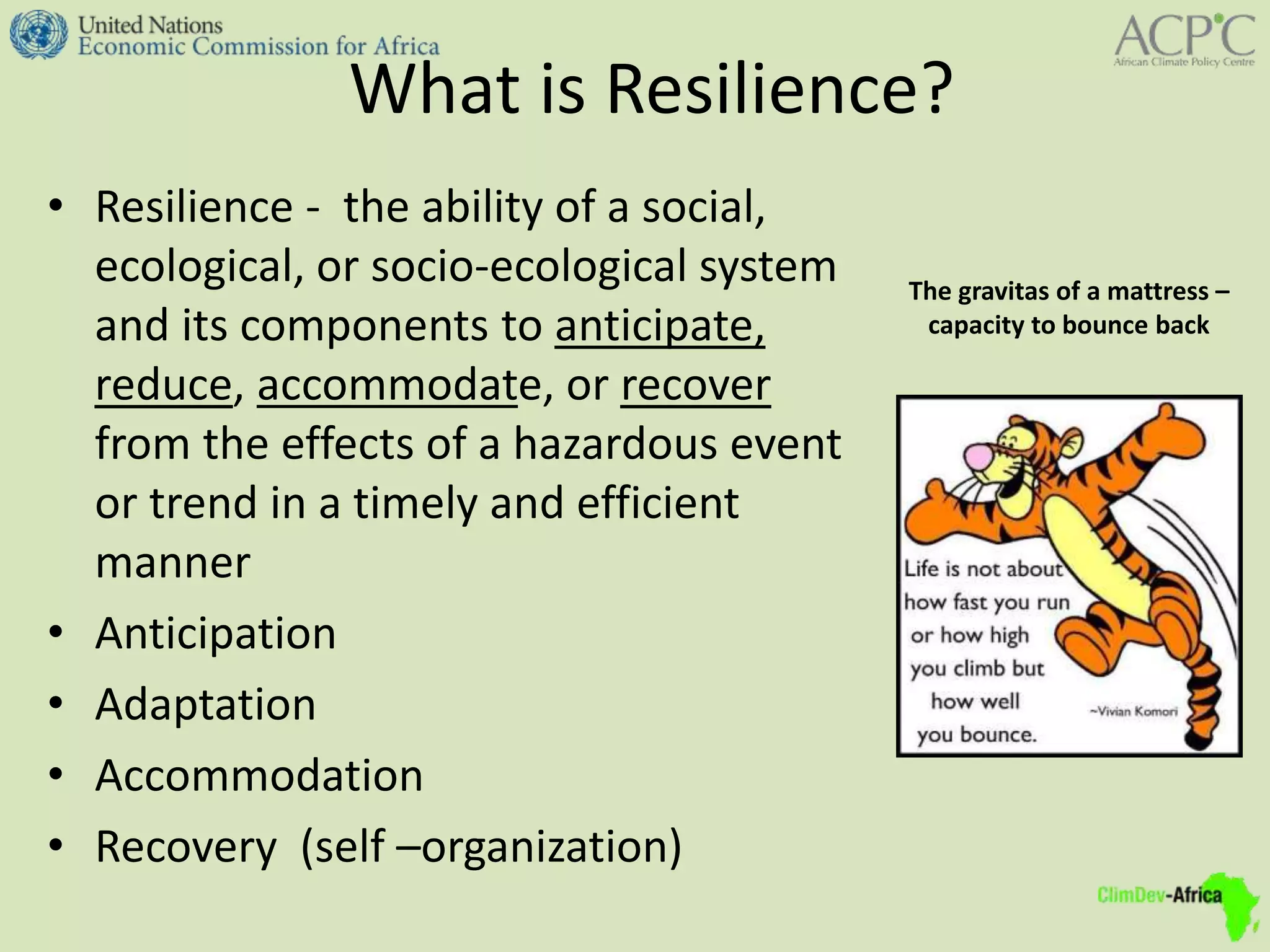 Climate Resilient Pathways, Adaptation, Mitigation and Sustainable ...