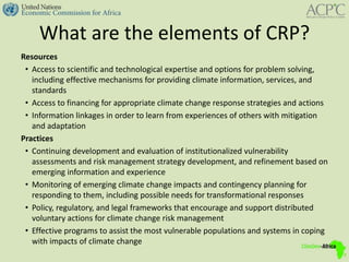 Climate Resilient Pathways, Adaptation, Mitigation and Sustainable ...