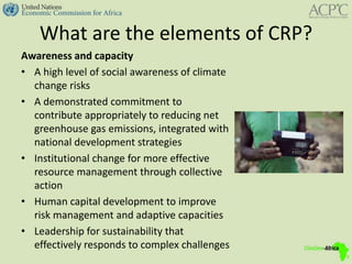 Climate Resilient Pathways, Adaptation, Mitigation and Sustainable ...