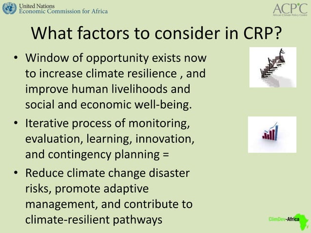 Climate Resilient Pathways, Adaptation, Mitigation and Sustainable ...