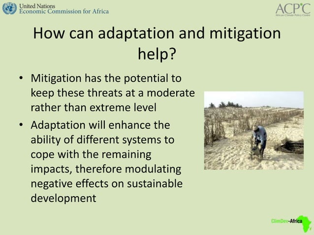 Climate Resilient Pathways, Adaptation, Mitigation and Sustainable ...