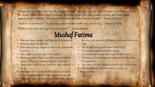 Fatima al-Zahra | PPTX
