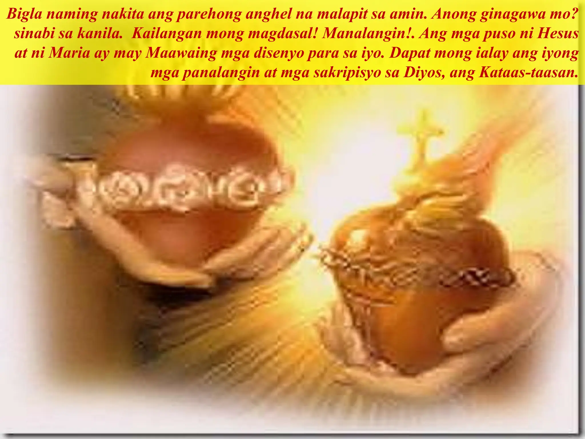 FATIMA - History of the Apparitions - memoirs of Sister Lucia (Filippino).pptx