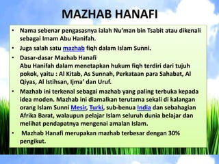 Fatimah zahrah md fauadi ; mazhab | PPTX