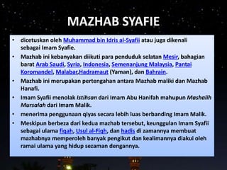 Fatimah zahrah md fauadi ; mazhab | PPTX