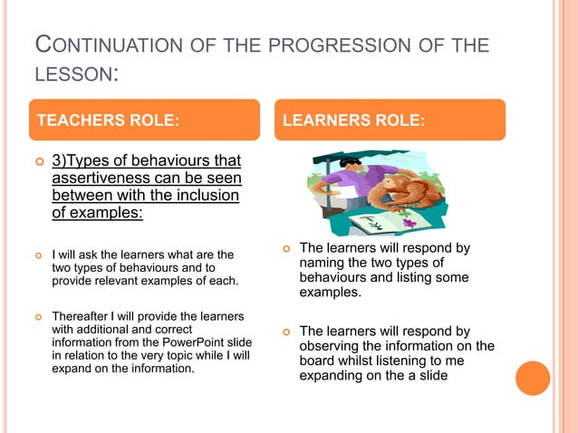 Life Orientation Lesson Plan Topic: Assertiveness | PPTX | Educational ...