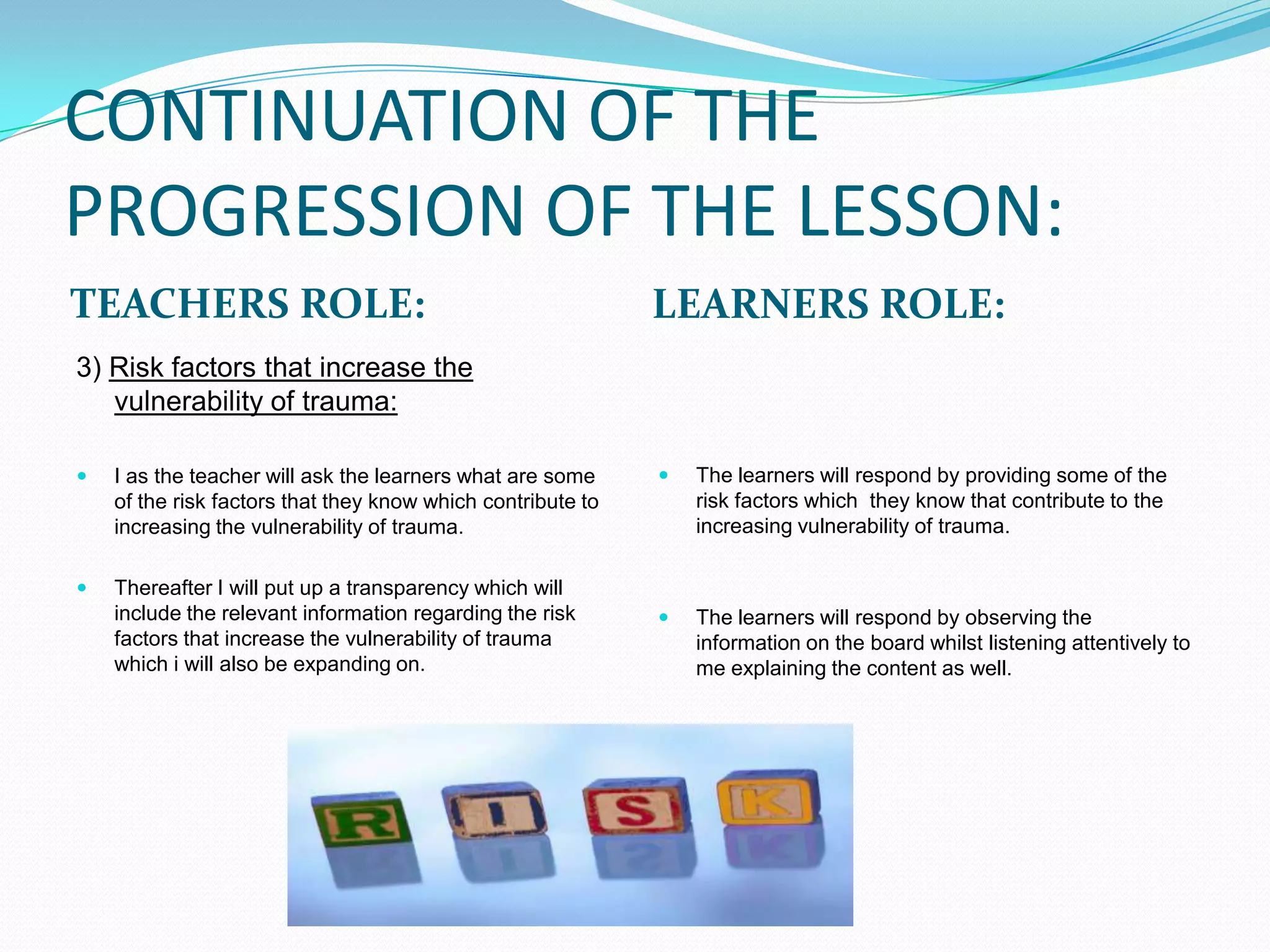 Life Orientation Lesson Plan Topic: Dealing with trauma | PPTX