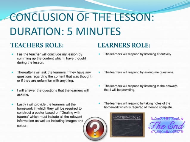 Life Orientation Lesson Plan Topic: Dealing with trauma | PPTX