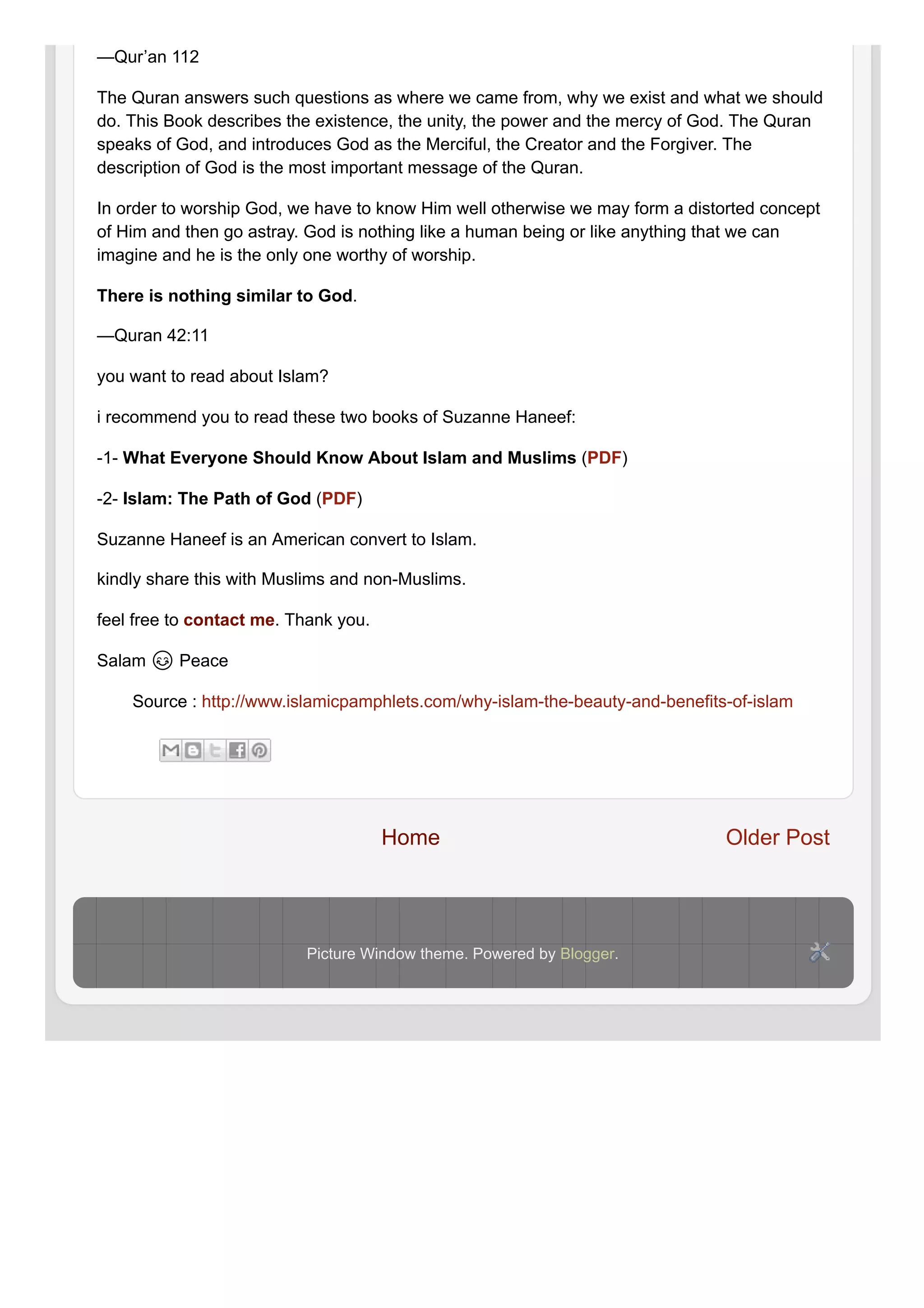 The Beauty and Benefits of Islam | PDF