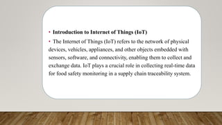 presentation traceability on use of ir technology | PPT