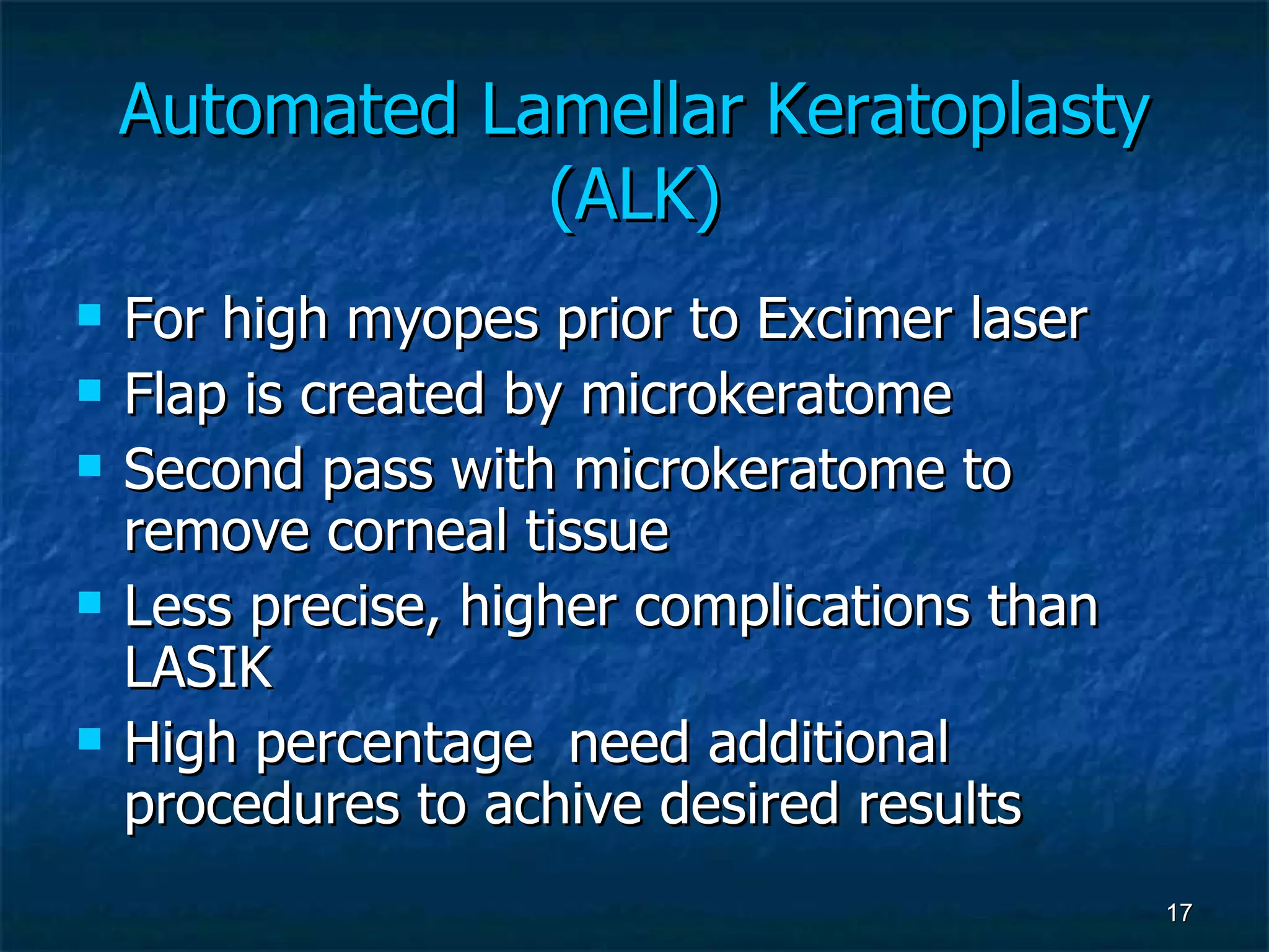 Fatima refractive surgery lecture | PPT