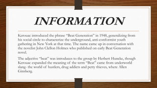 'Beatnik' by Fatima and Anissa | PPTX | Music | Entertainment