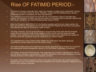 Fatimid dynasty | PPTX | Islam | Religion & Spirituality