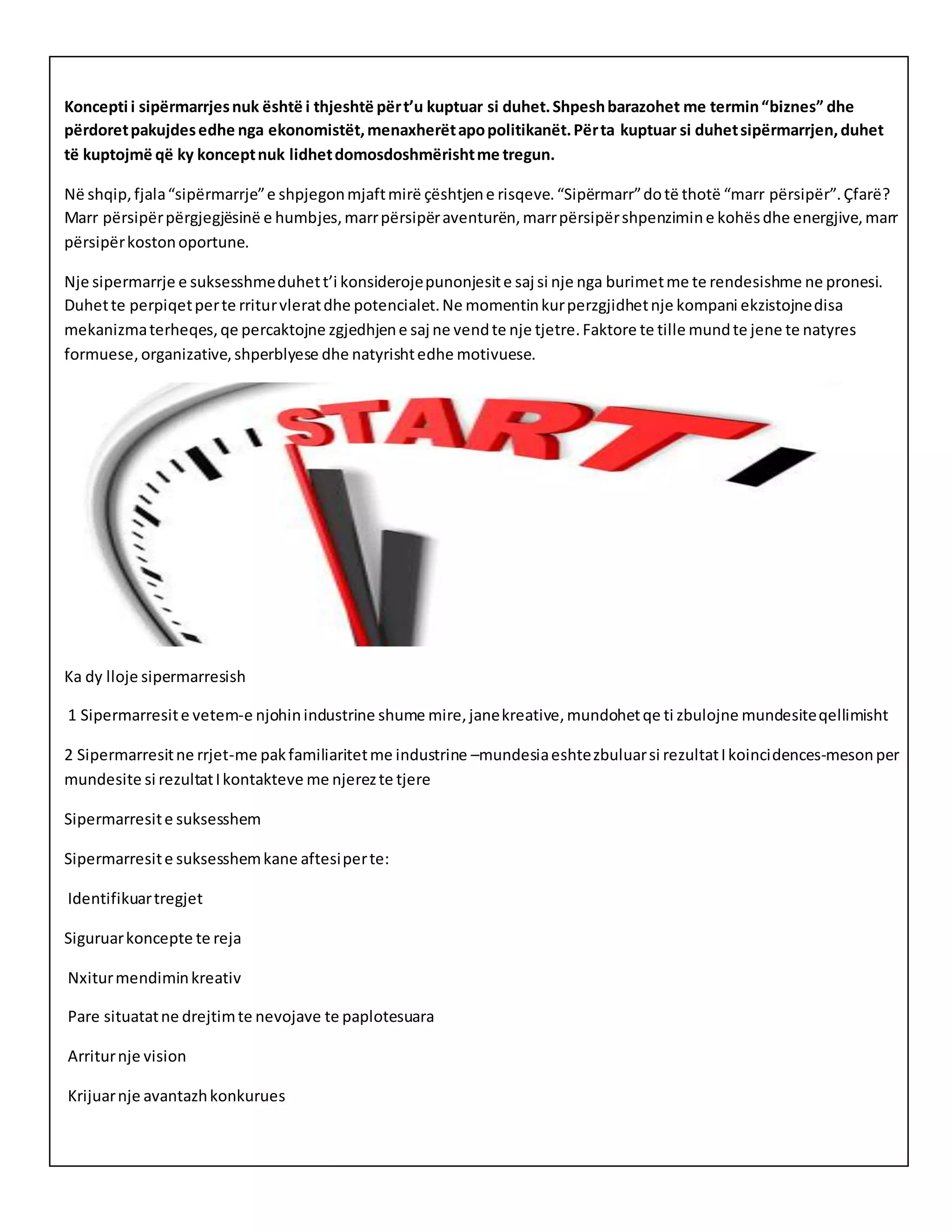 sipermarrja ne vendin tone | DOCX