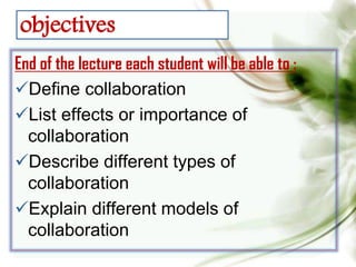 collaboration between services and education | PPTX