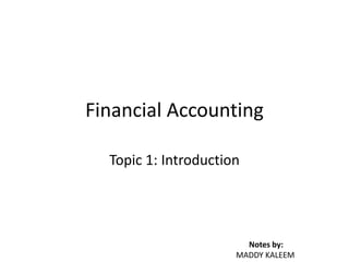 Financial Accounting | PPT