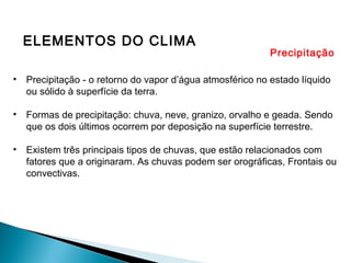 Fatores e elementos climáticos | PPT