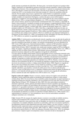 Fatores metabólicos na fadiga | DOC