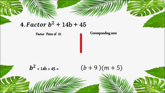 Fatoring Non Perfect Square Trinomial | PPTX | Computing | Technology & Computing