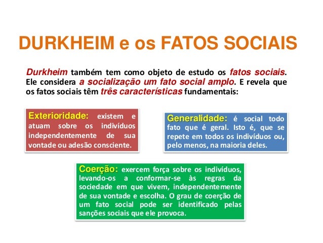 Fatos Sociais