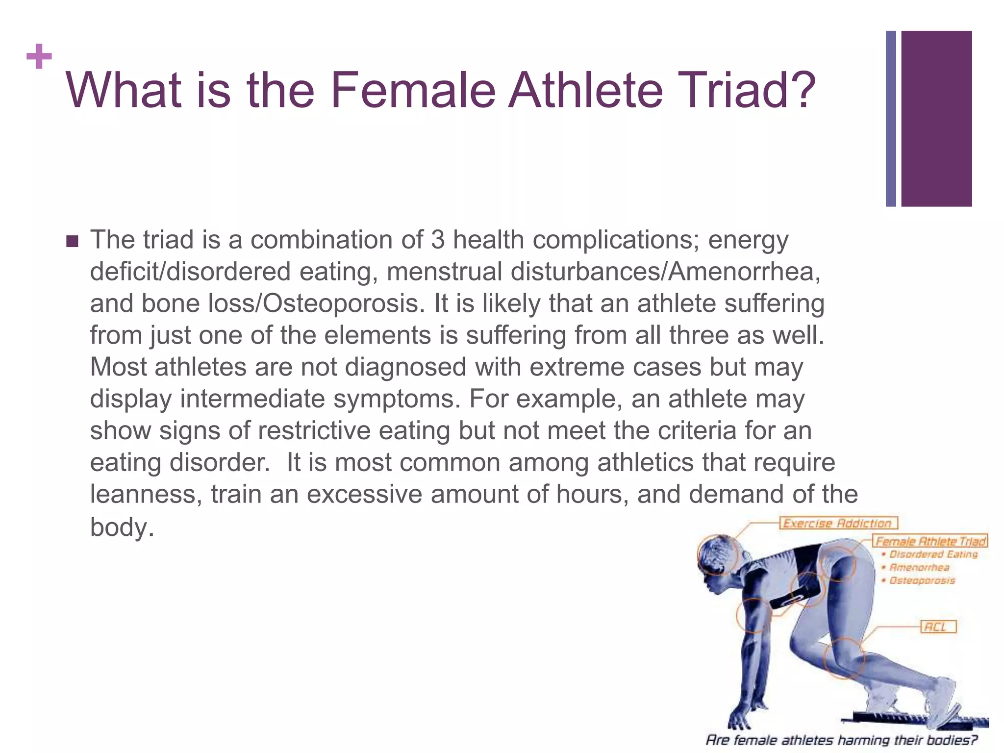 Female Athlete Triad | PPTX