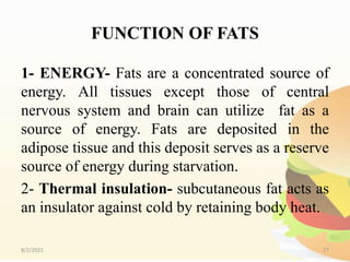 Fat ppt by preeti shukla rama college of nursing kanpuyr | PPTX