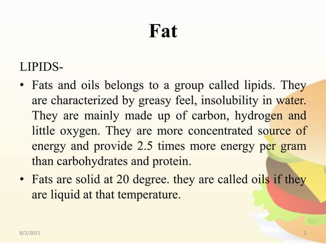 Fat ppt by preeti shukla rama college of nursing kanpuyr | PPT