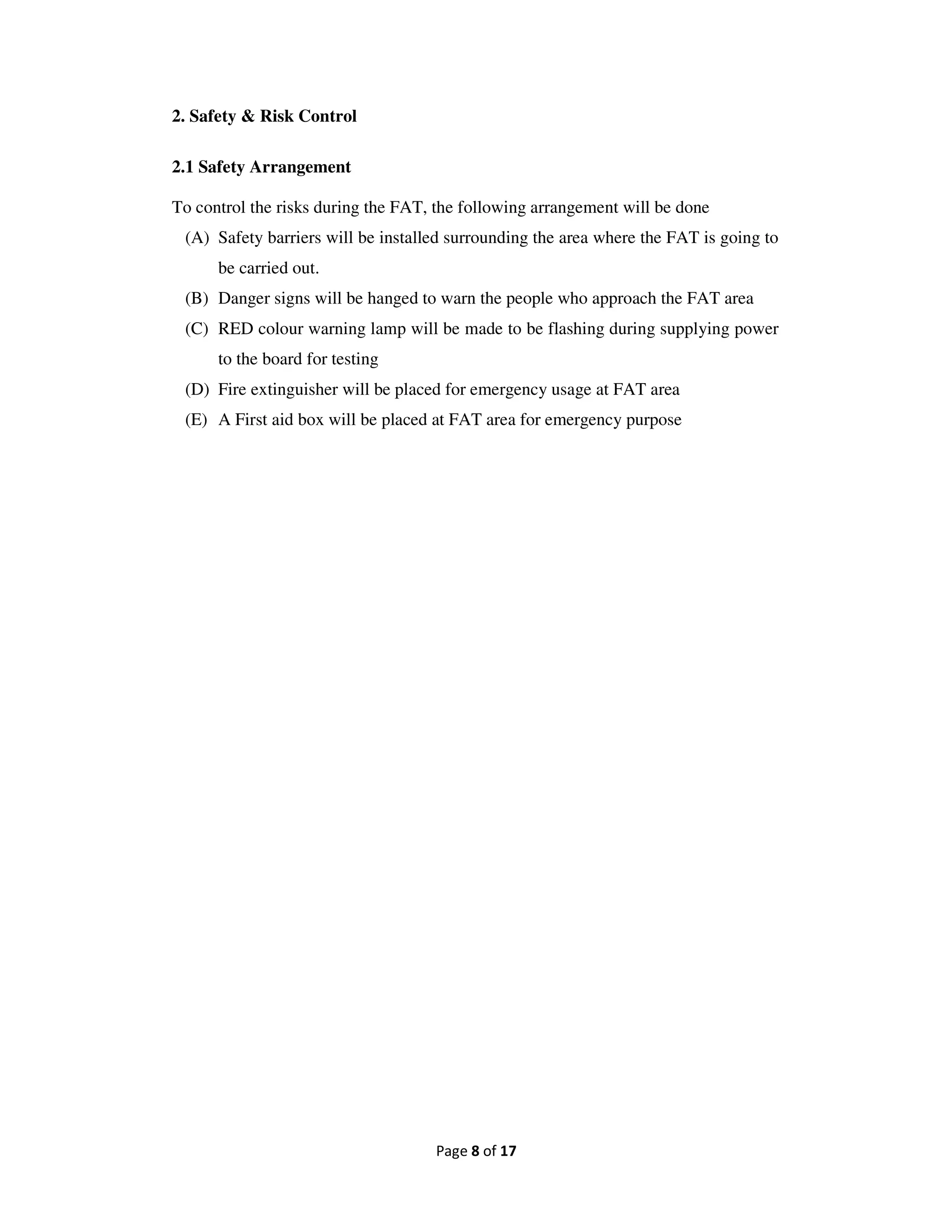 Fat procedure for lv switchboards | PDF