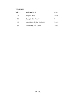 Fat procedure for lv switchboards | PDF