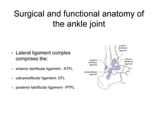Foot and ankle trauma - Derek Park | PPTX