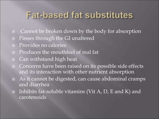 Fat replacers.ppt