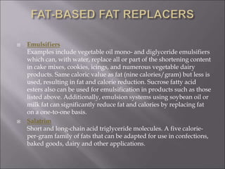 Fat replacers.ppt