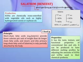 Fat Replacers/Structured Fats/Engineered Lipids | PDF