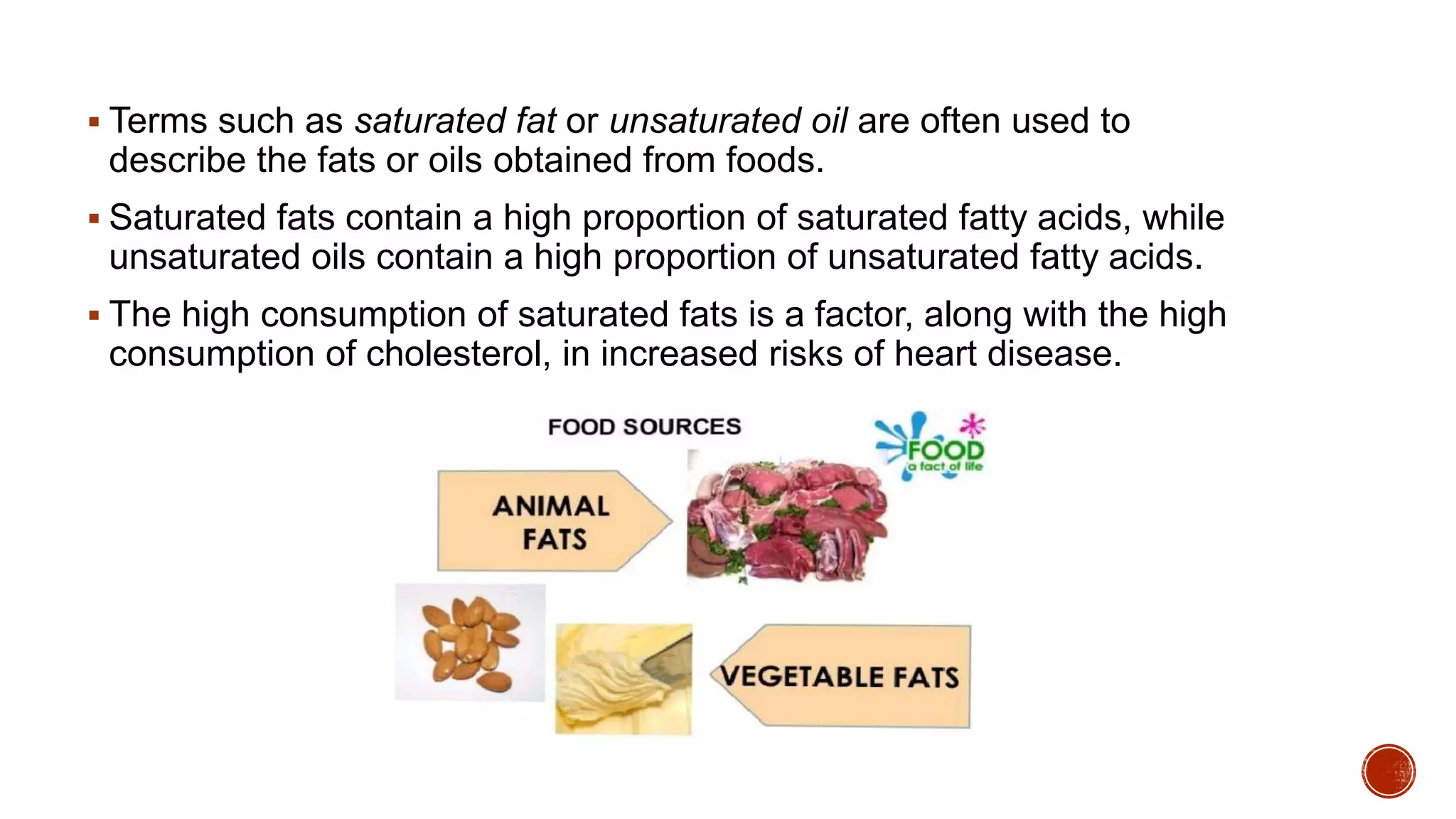 Fats - Structure and Composition | PPTX