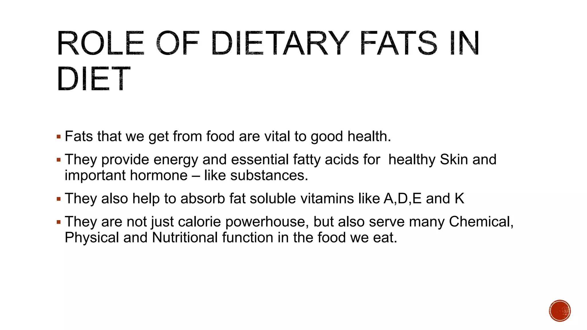 Fats - Structure and Composition | PPTX