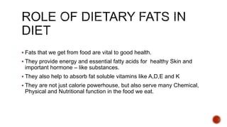 Fats - Structure and Composition | PPTX