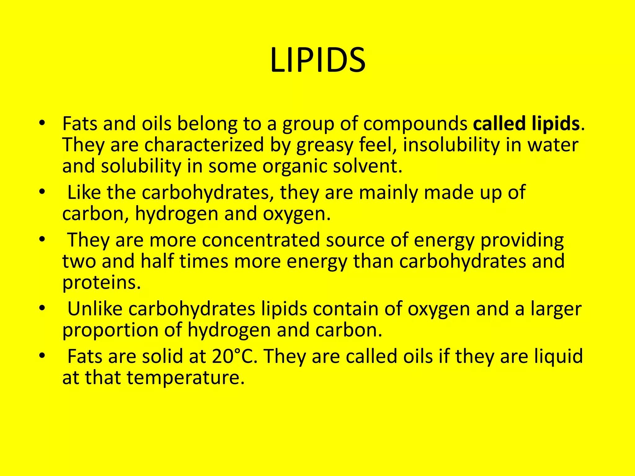 Fats Unit 3rd of nutrition | PPTX