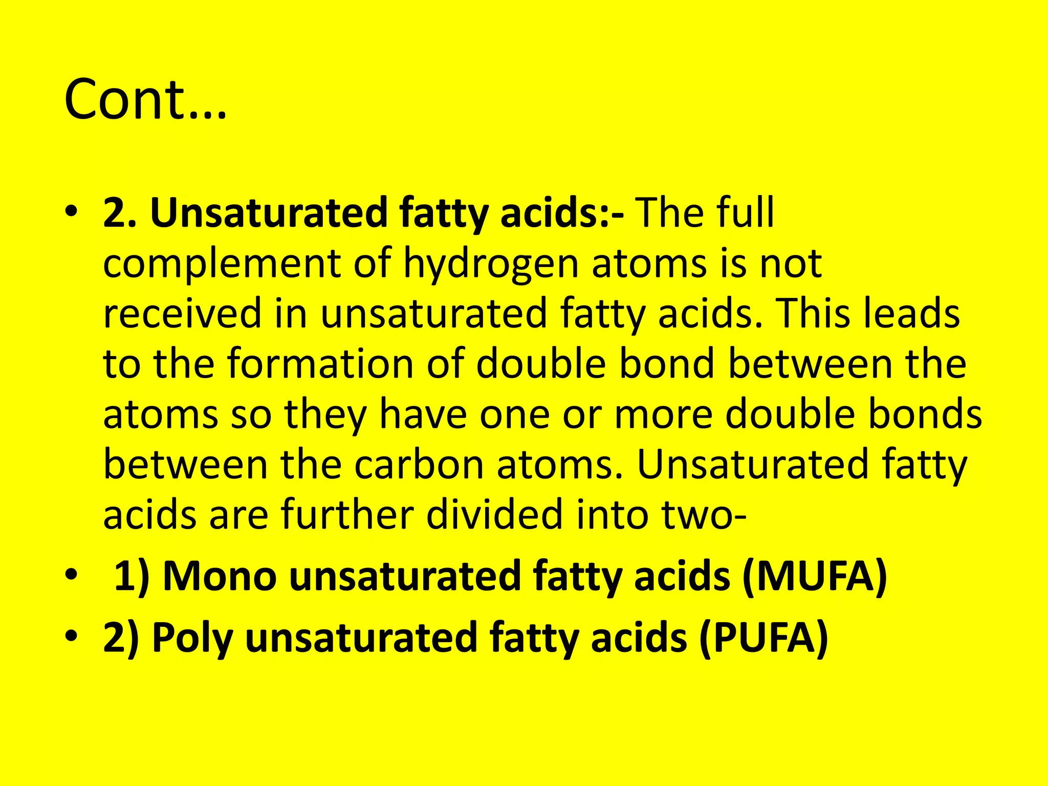 Fats Unit 3rd of nutrition | PPTX