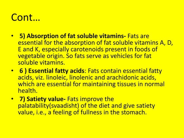 Fats Unit 3rd of nutrition | PPTX