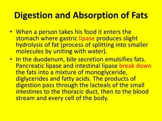 Fats Unit 3rd of nutrition | PPTX