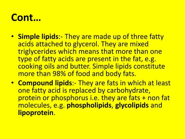 Fats Unit 3rd of nutrition | PPTX