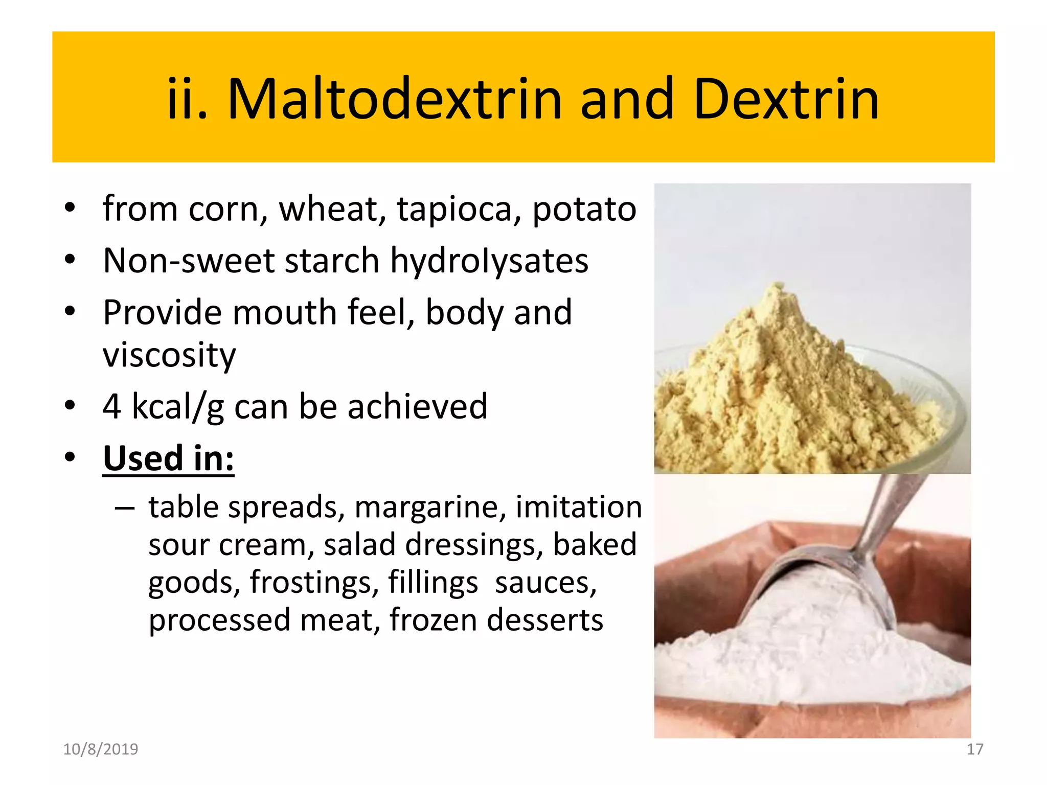 Fats and fat replacers | PPTX