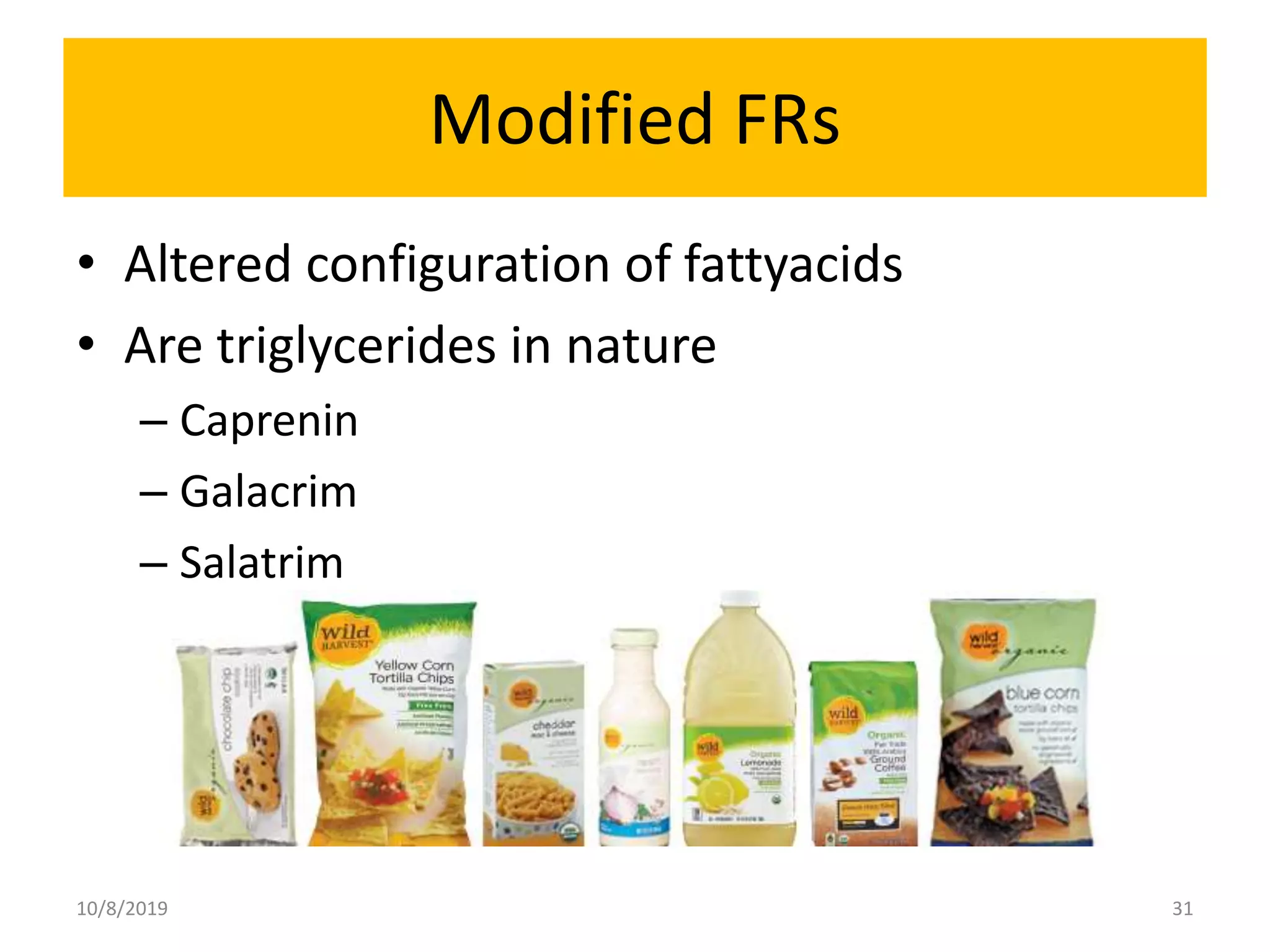 Fats and fat replacers | PPTX