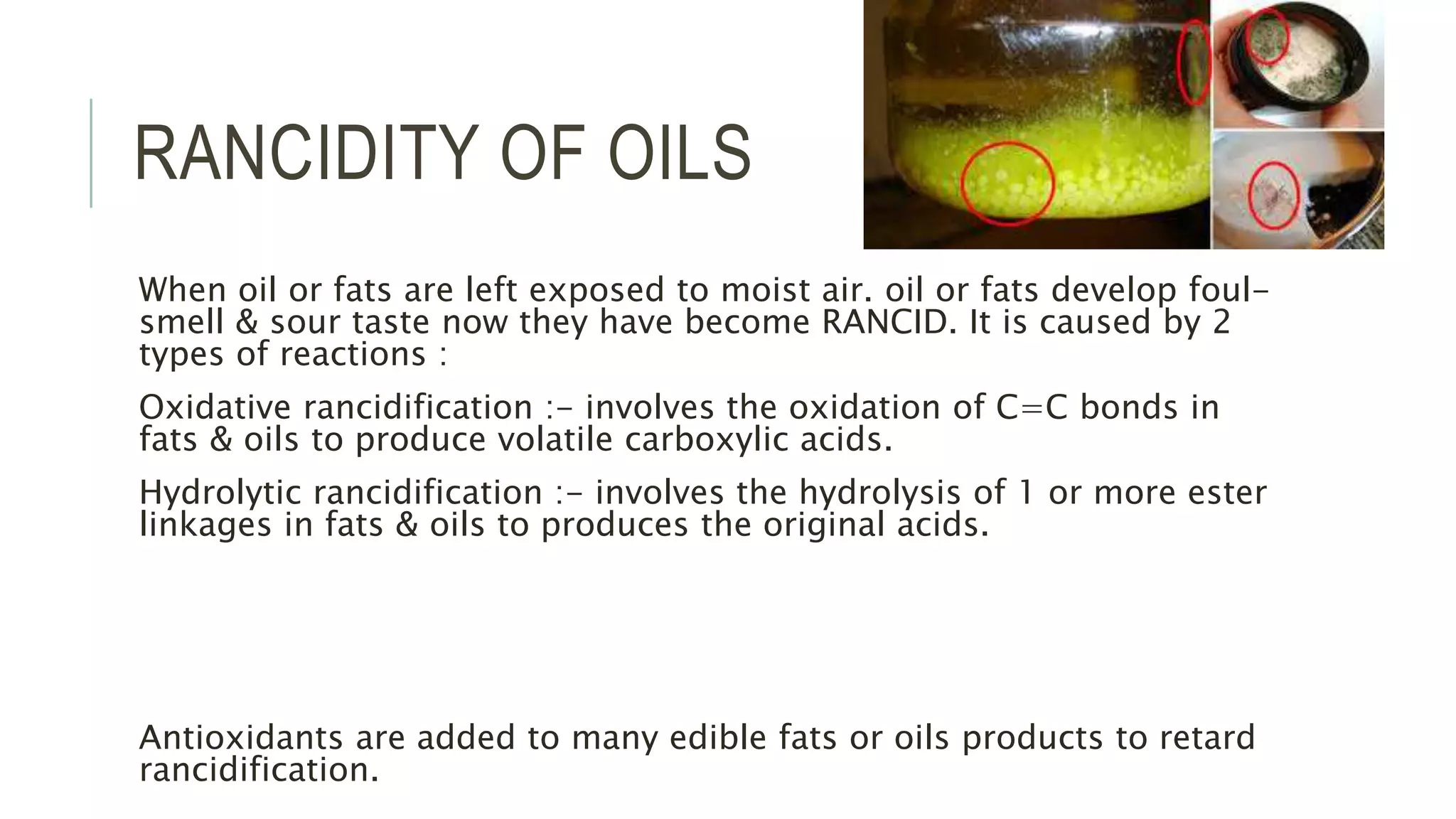 Fats and oil 3rd sem b pharmacy | PPTX