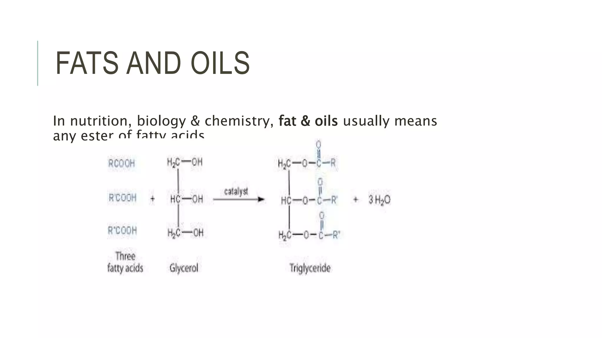 Fats and oil 3rd sem b pharmacy | PPTX
