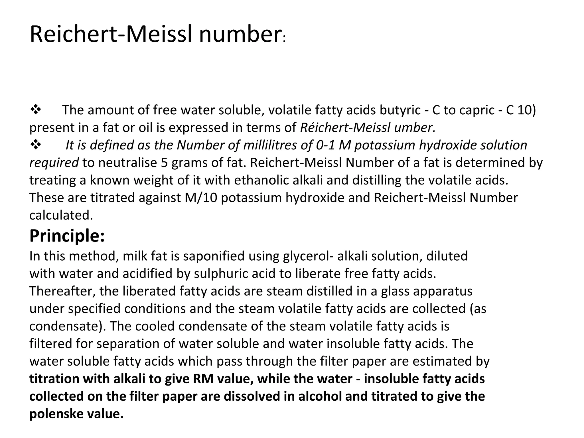 Fats and oil chemistry | PDF