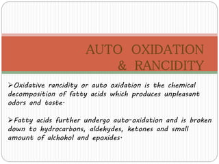 Fats and oils | PPTX