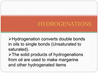 Fats and oils | PPTX